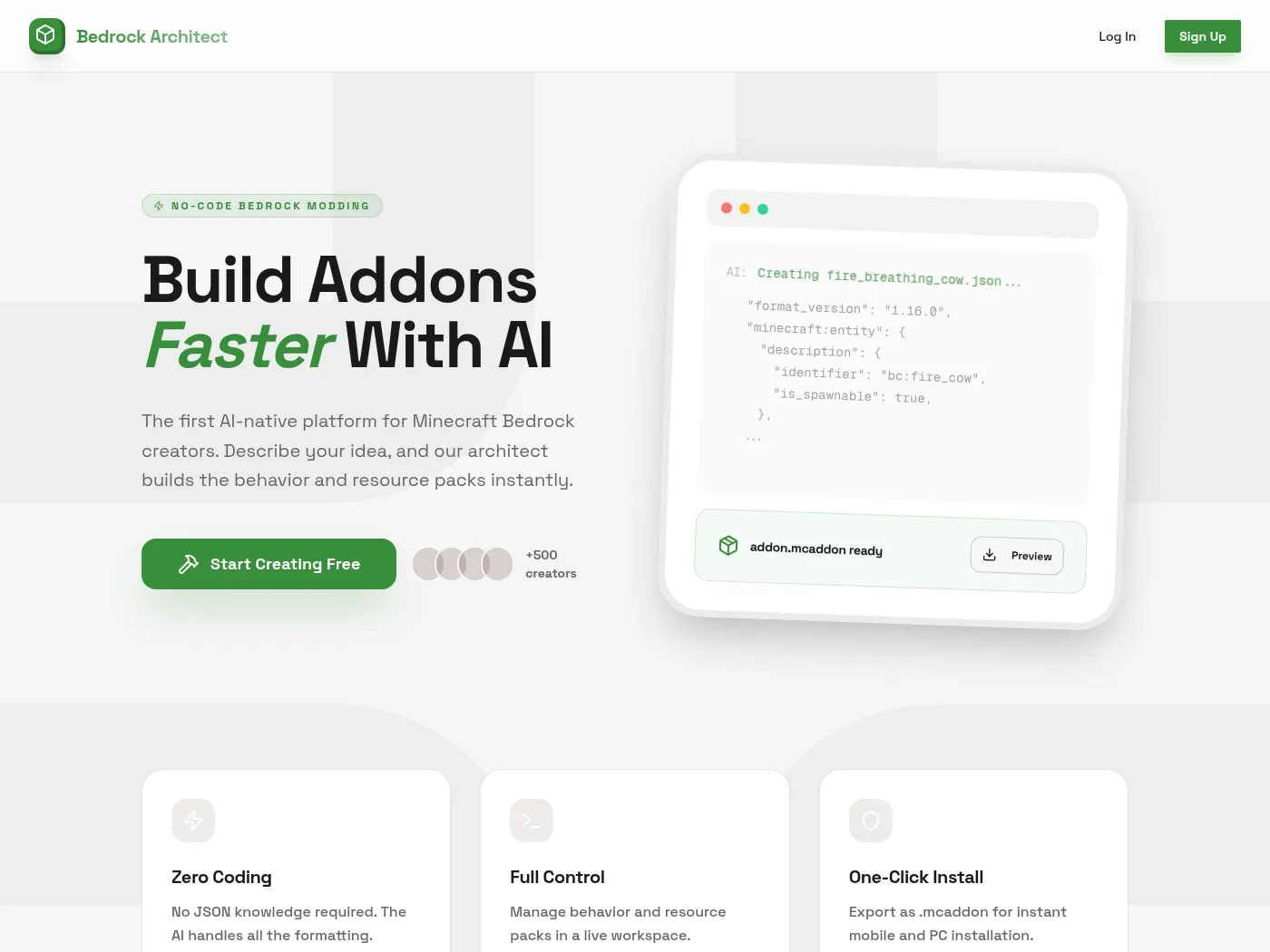 Bedrock Addon AI Maker