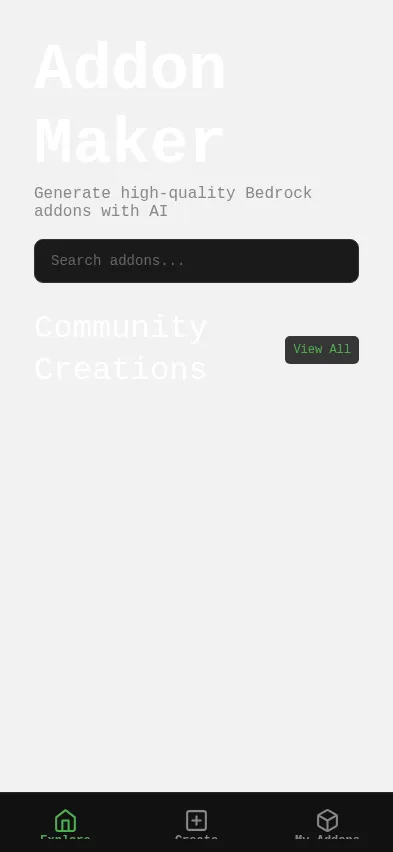 AI Bedrock Addon Maker