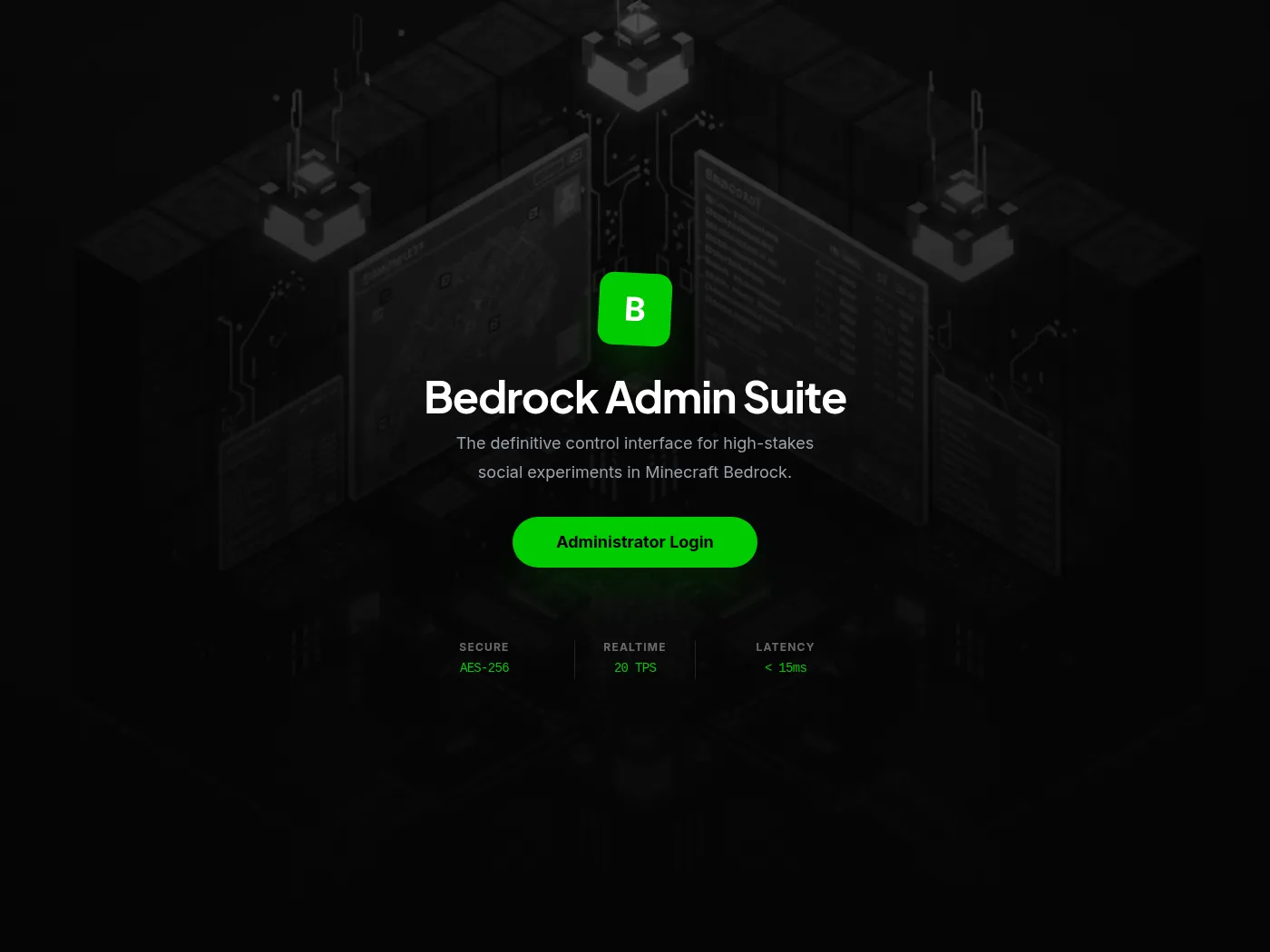 Bedrock Admin Suite