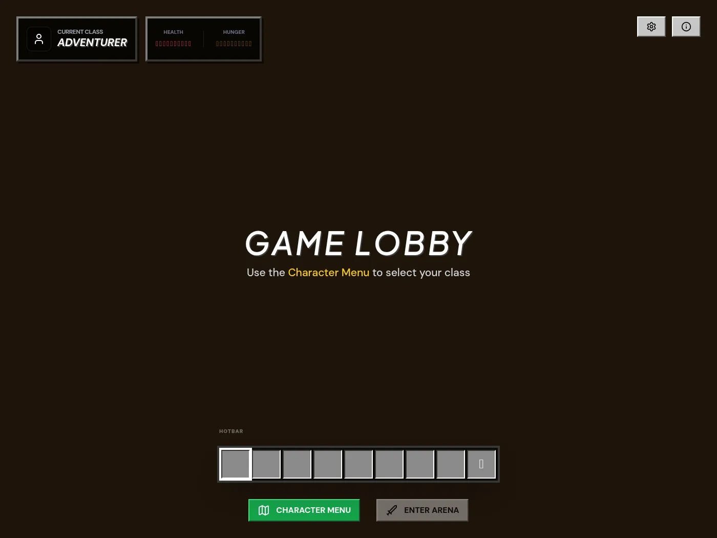 Bedrock Character Select