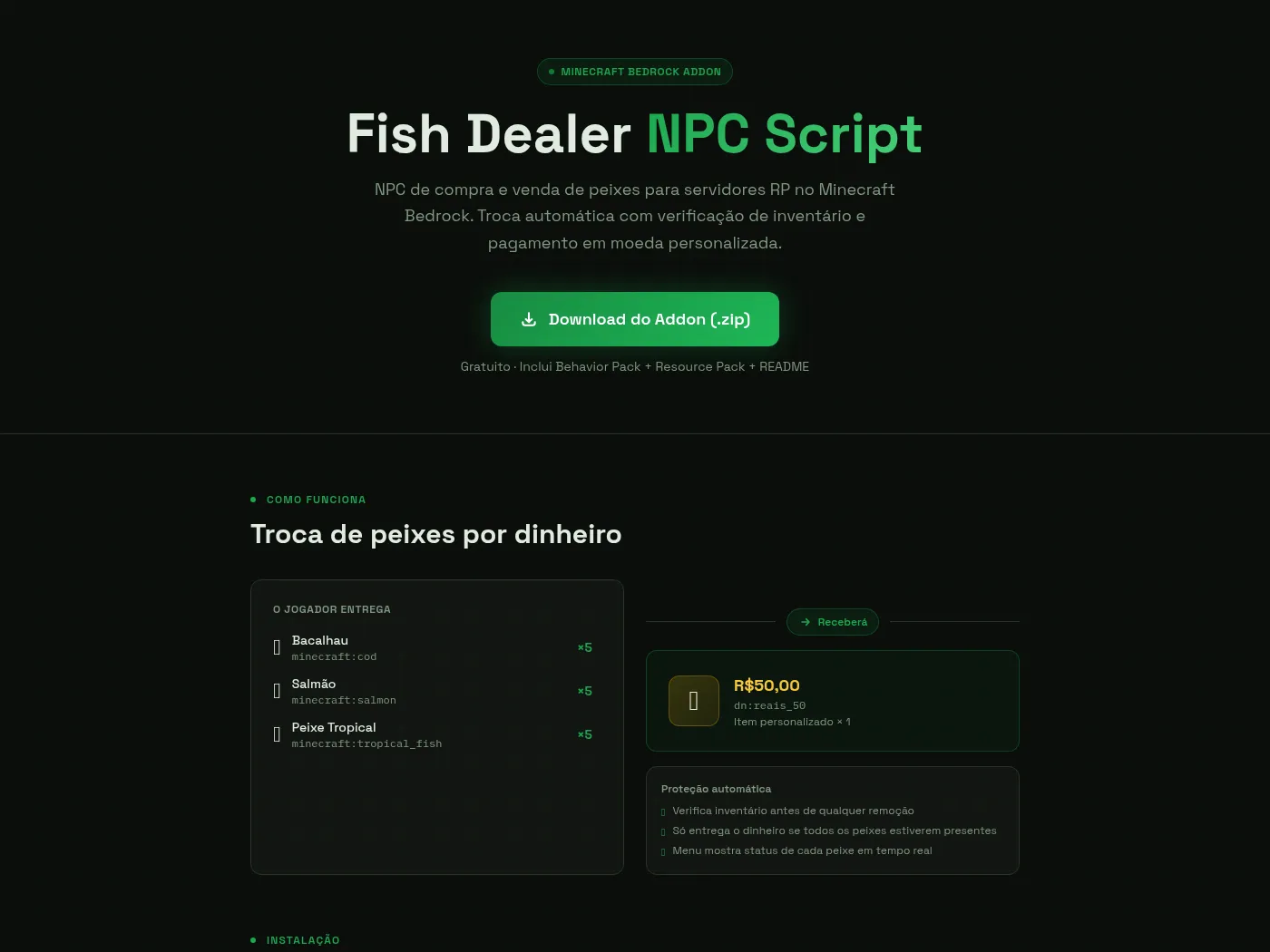 Fish Dealer Script
