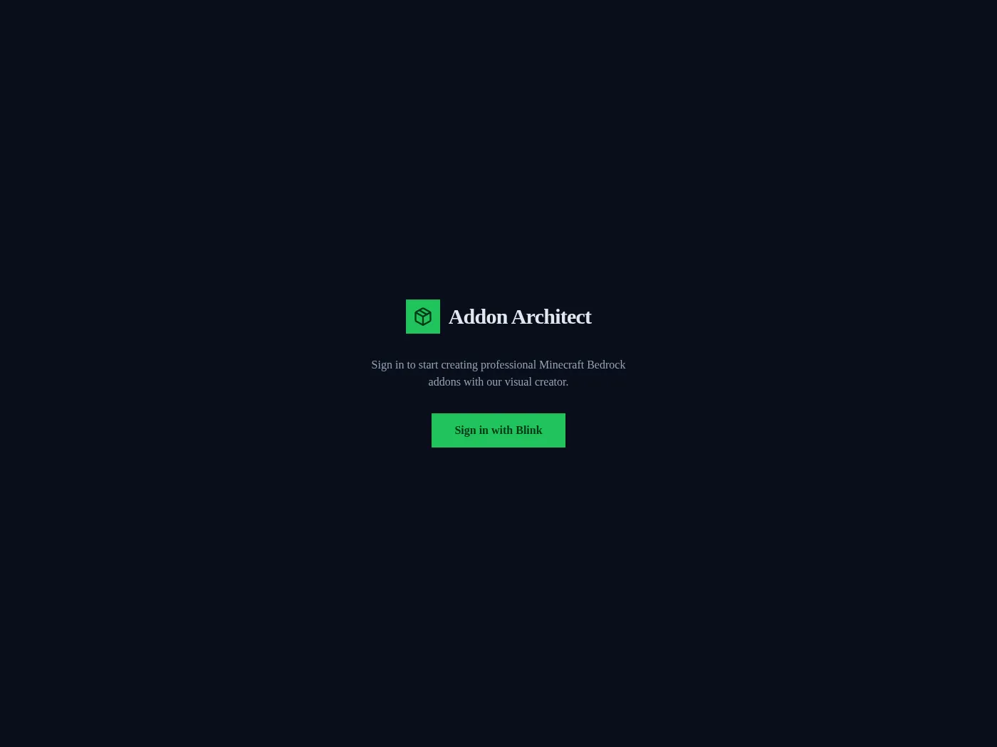 Bedrock Mod Addon Creator
