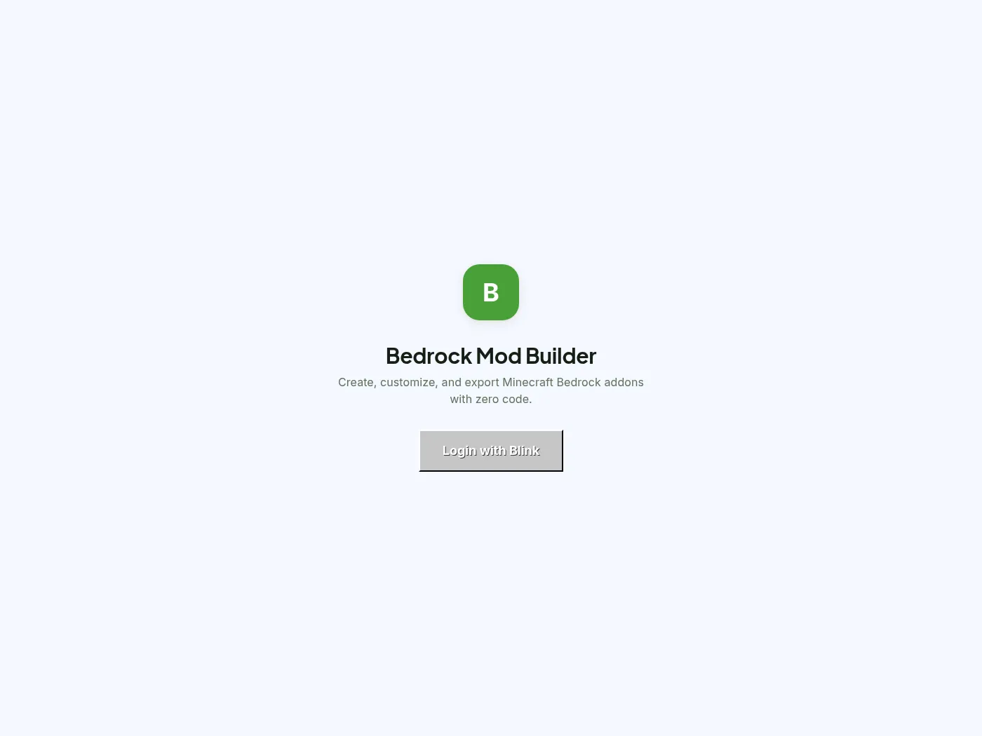 Bedrock Mod Builder