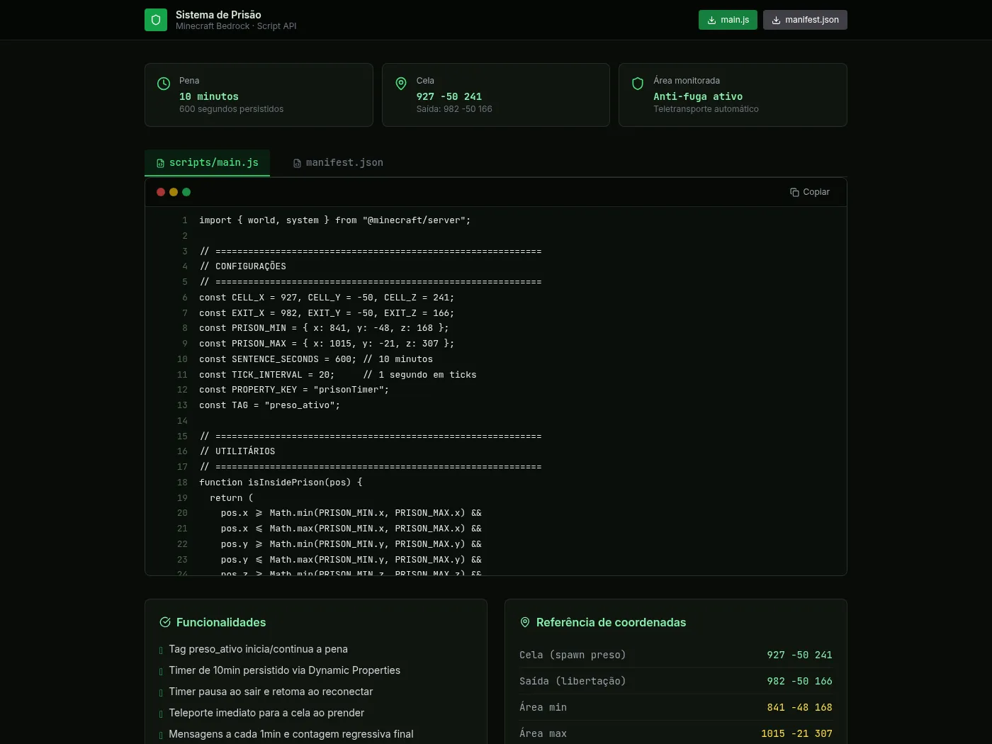 Prison System Bedrock Add-on