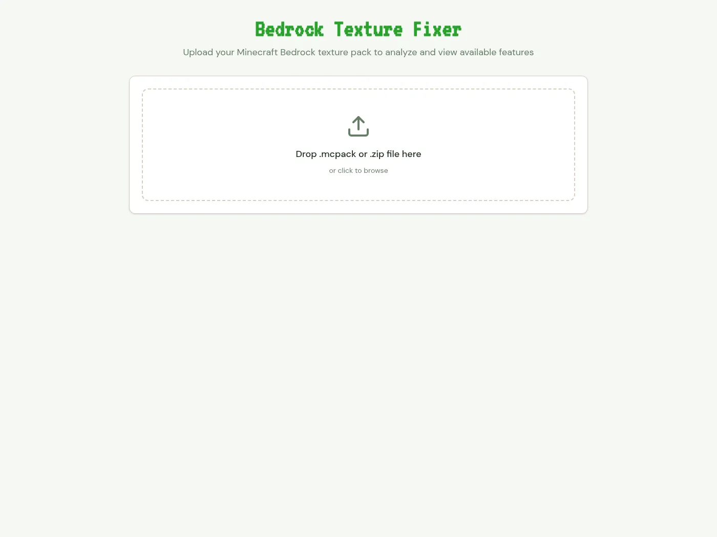Bedrock Texture Fixer