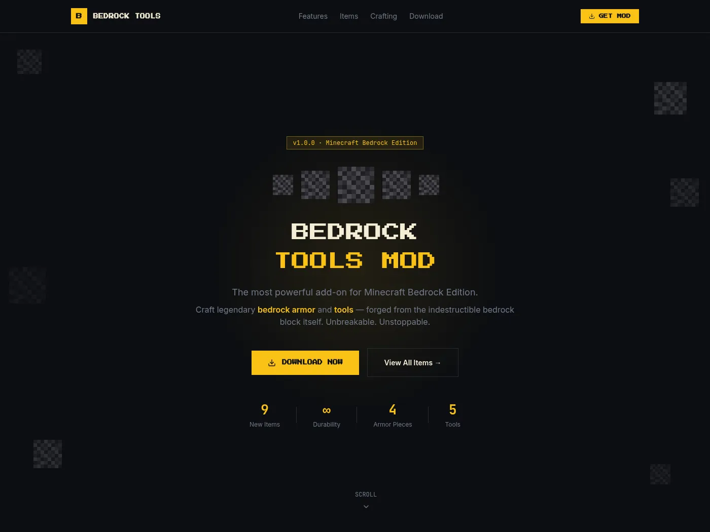 Bedrock Tools Mod