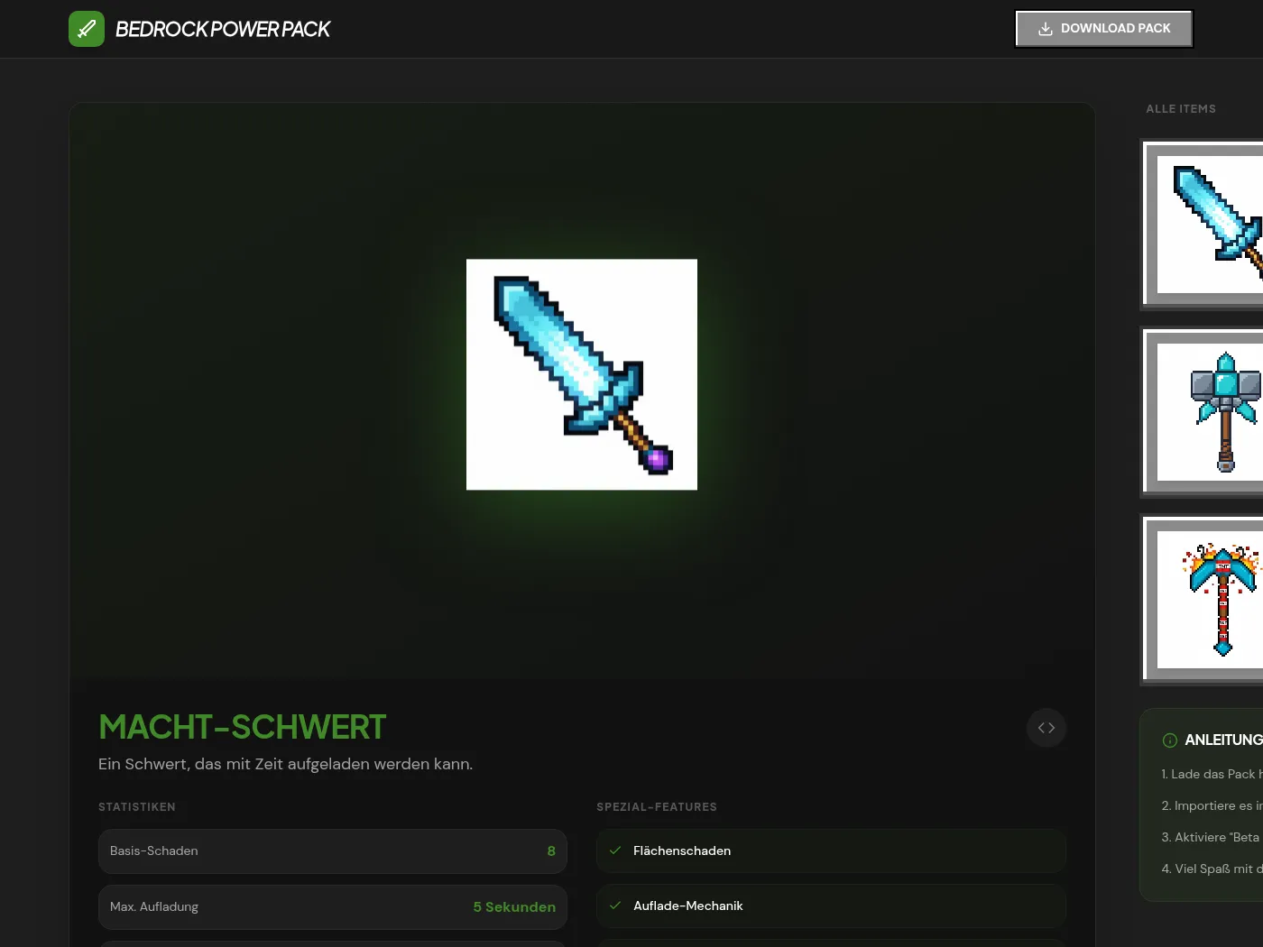 Bedrock Power Tools Pack
