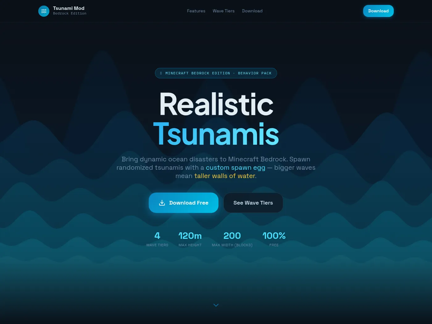 Realistic Tsunami Mod