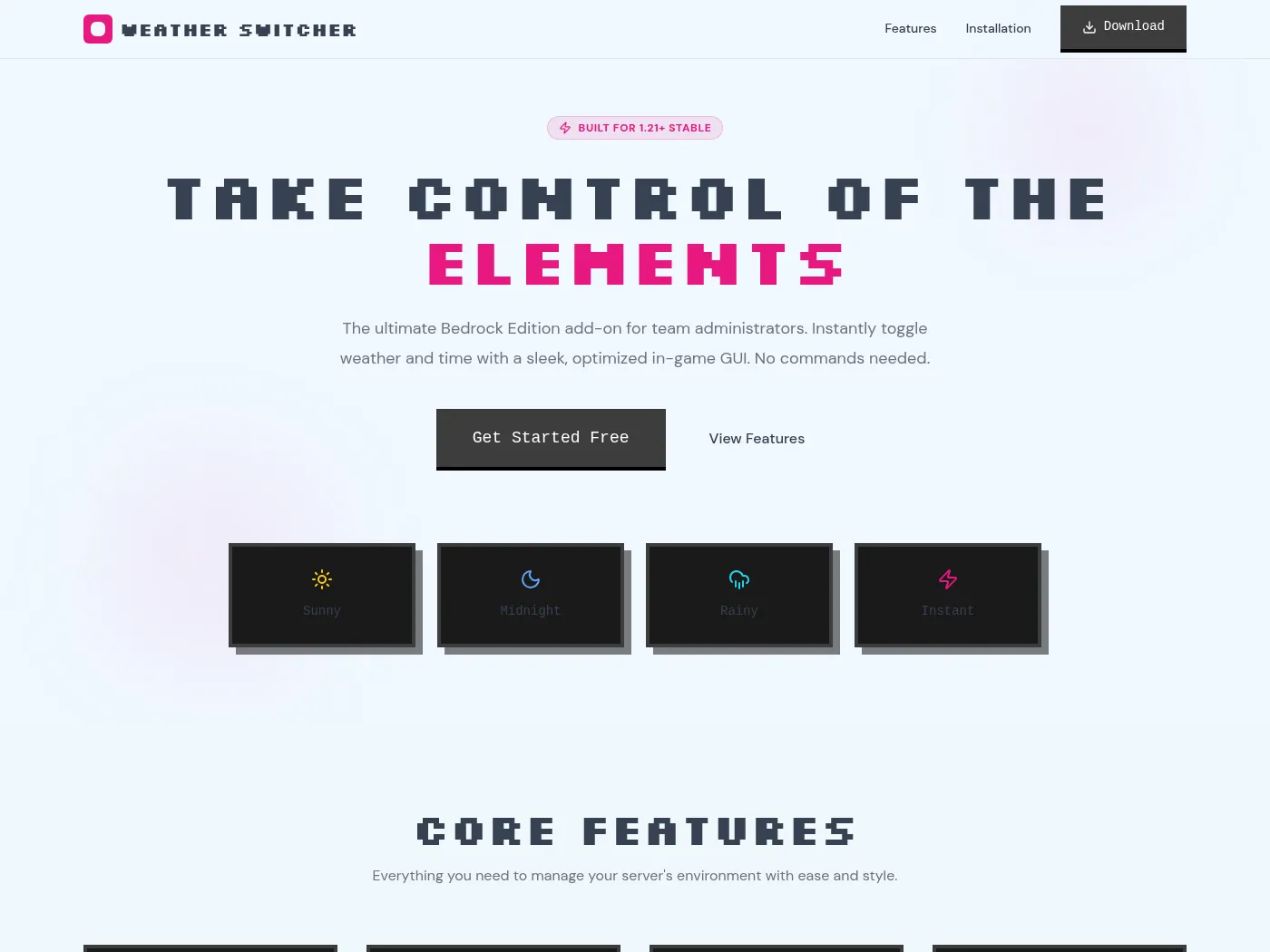Bedrock Weather Switcher