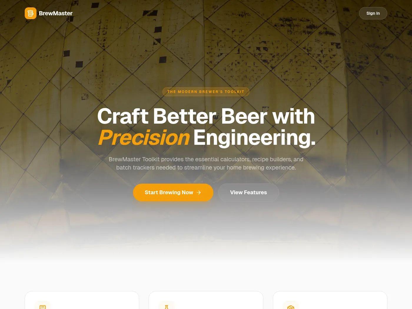 BrewMaster Toolkit