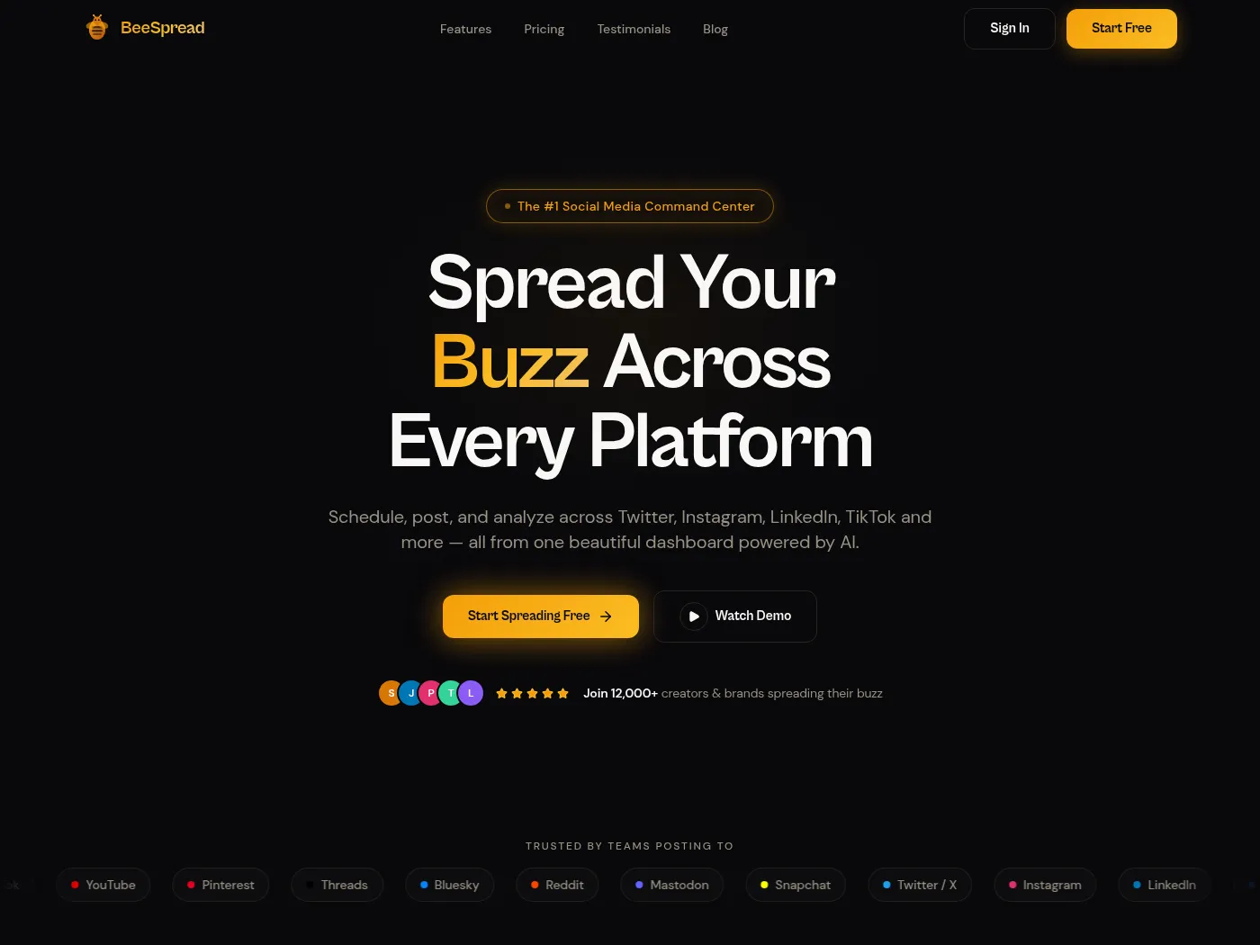 BeeSpread Social SaaS