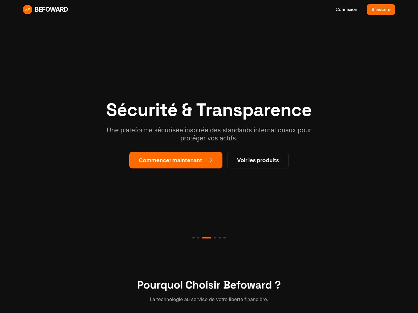 Befoward Fintech PWA