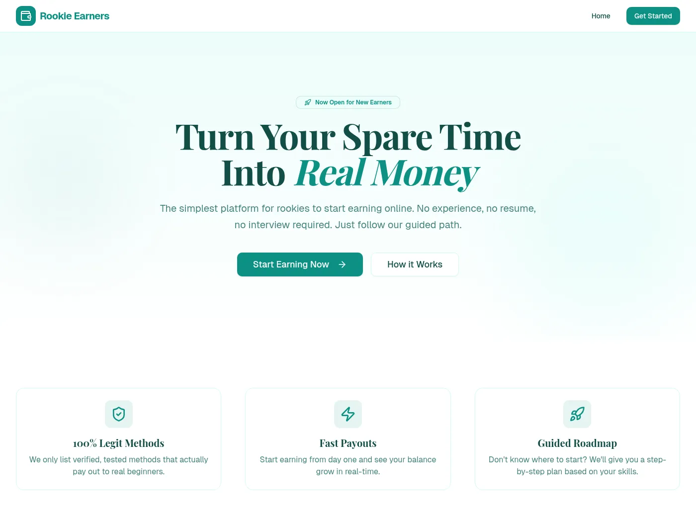 Beginner Money Maker Site