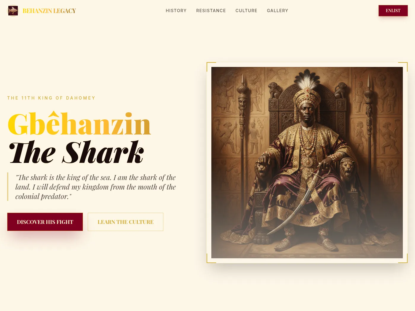 King Behanzin Legacy