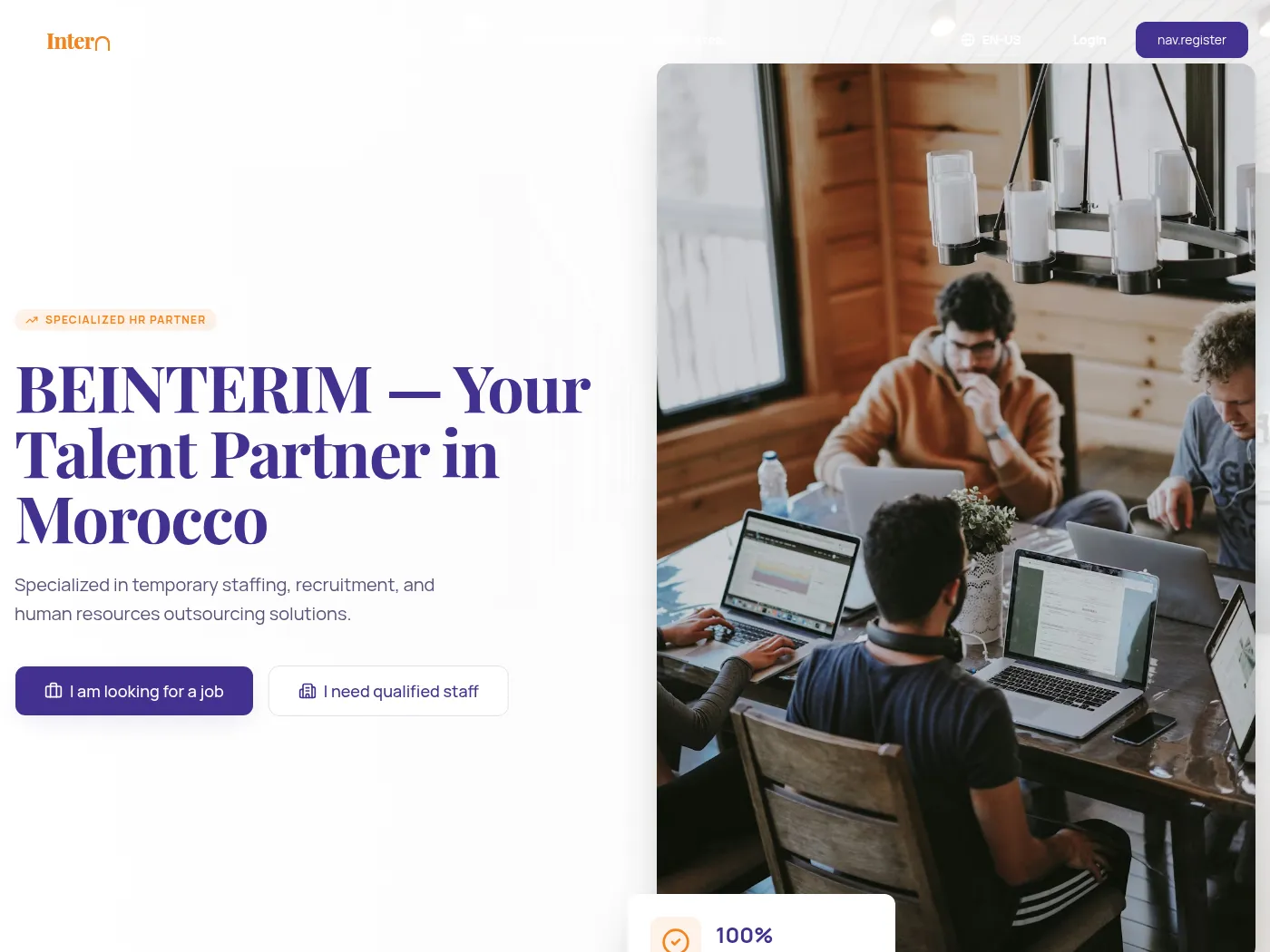 BEINTERIM Talent Platform