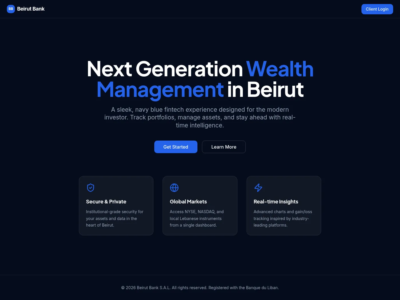 Beirut Bank Portal