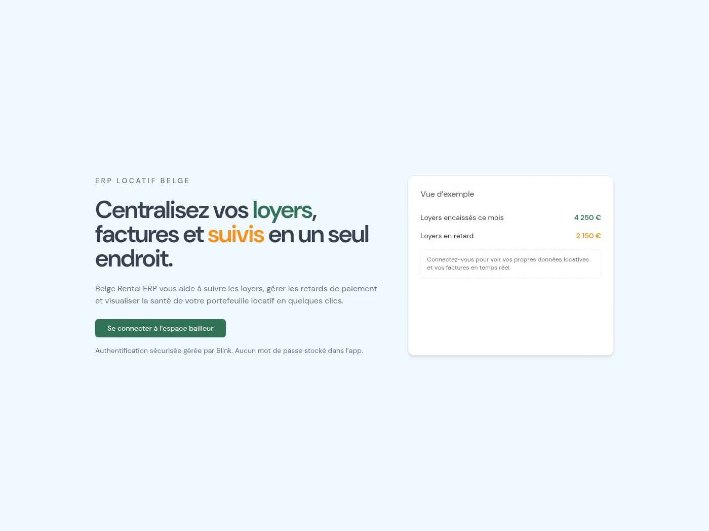 Belge Rental ERP