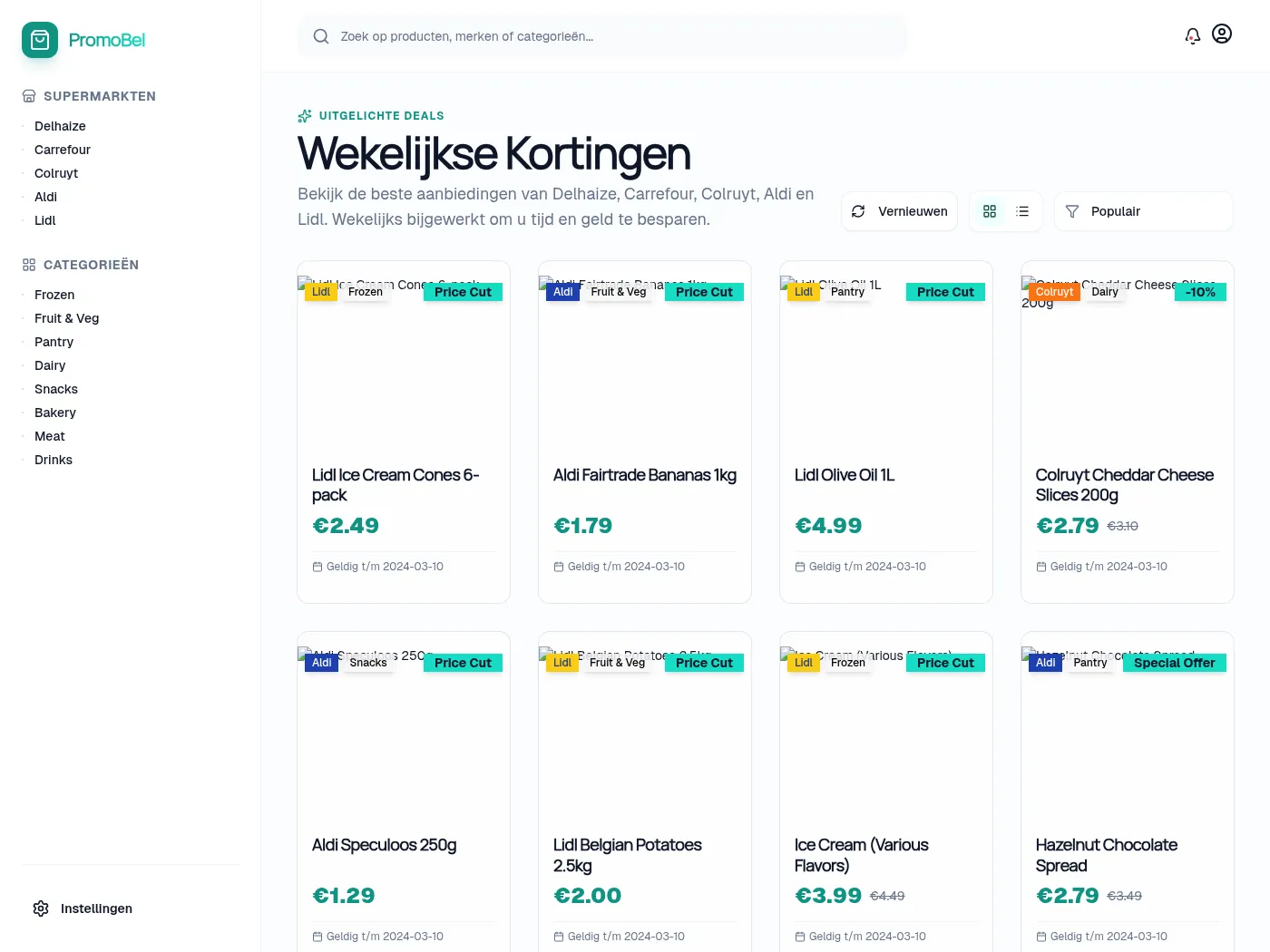 Belgian Deals Dashboard