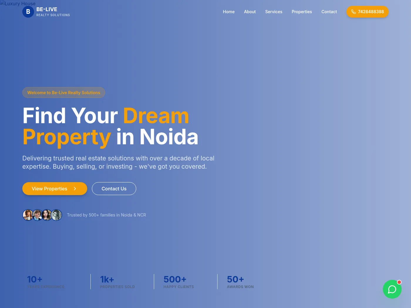 Be-Live Realty Website