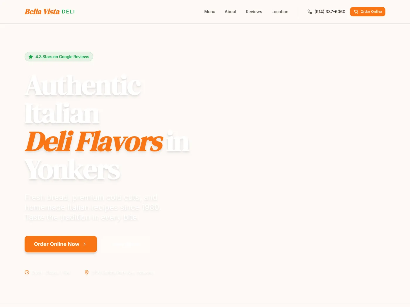 Bella Vista Deli Site