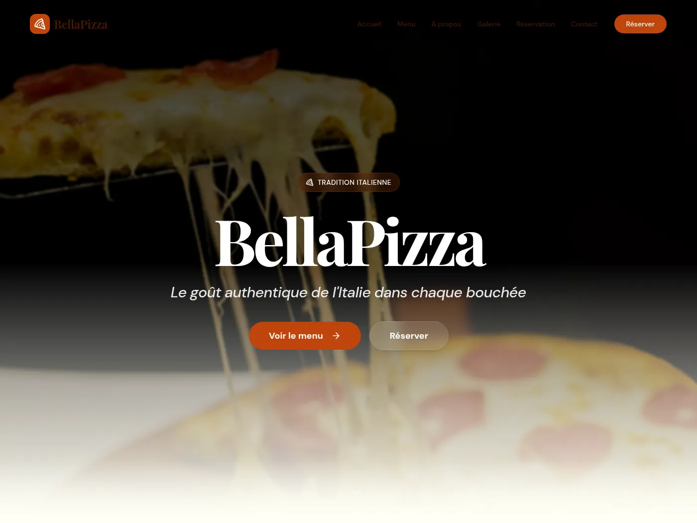 BellaPizza Website