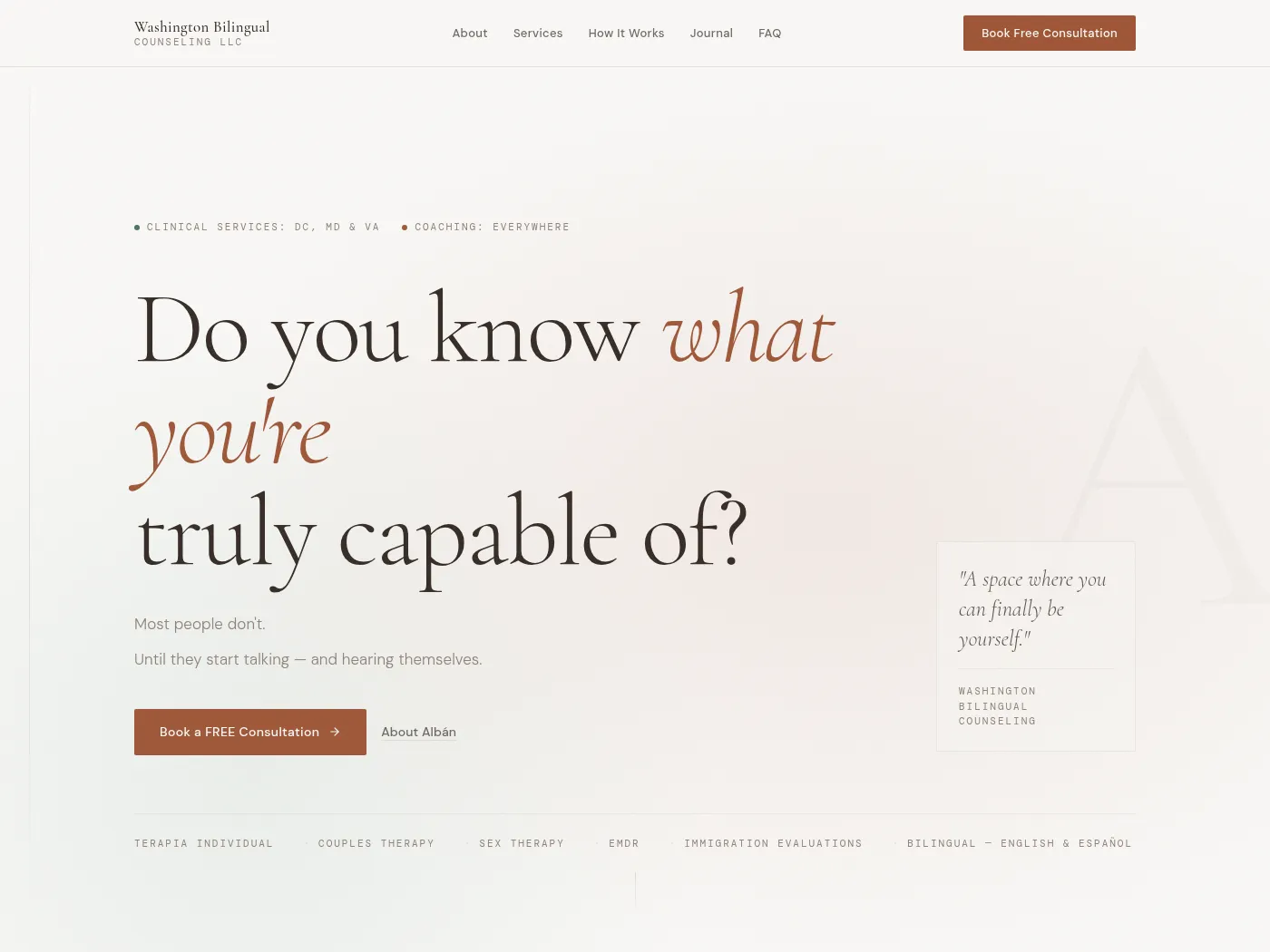 Belonging Therapy Site