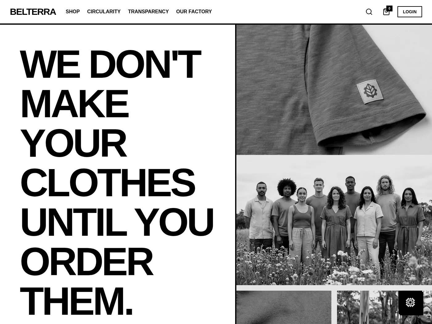 BELTERRA DTC Website