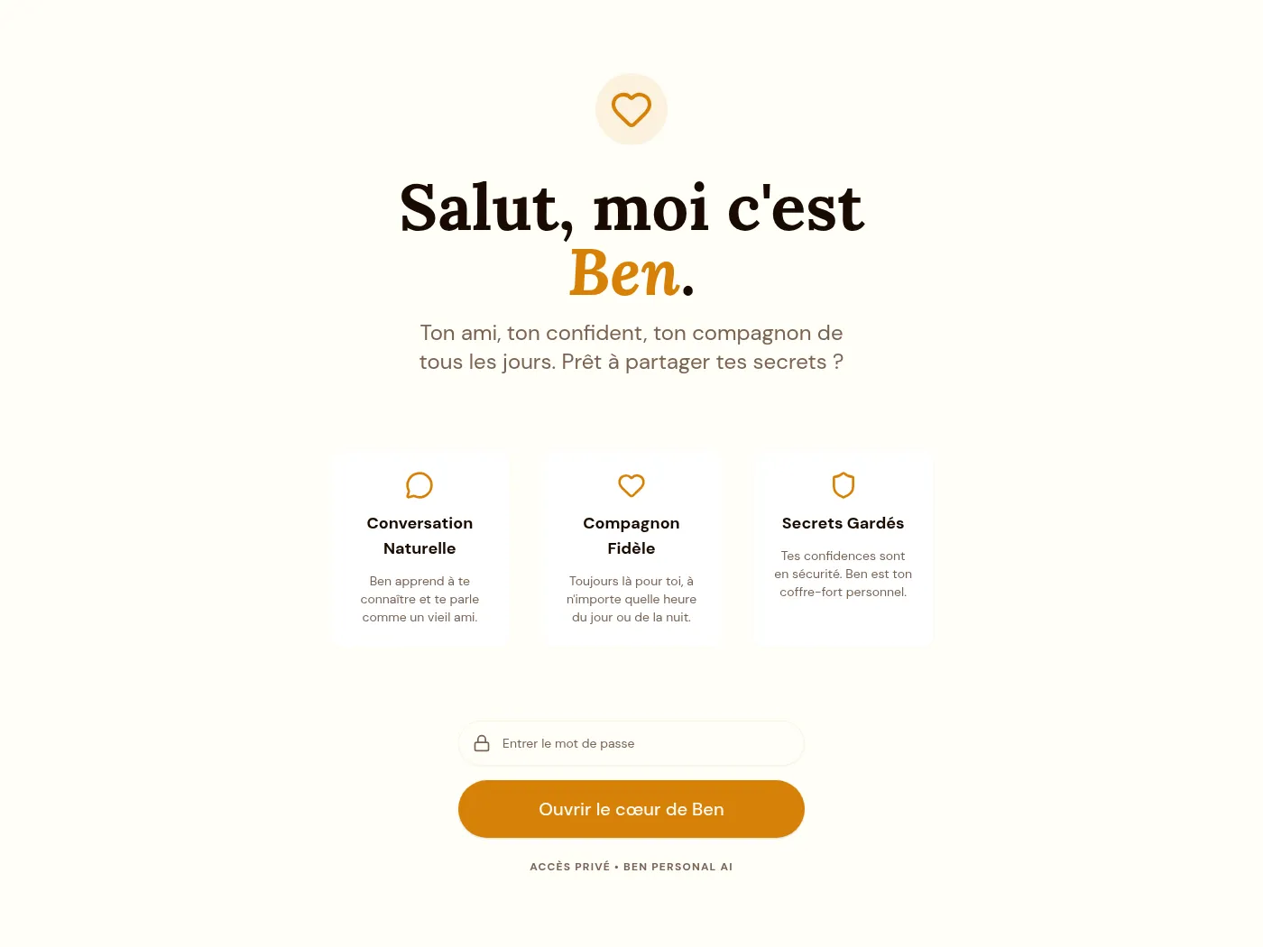 Ben Chat Companion