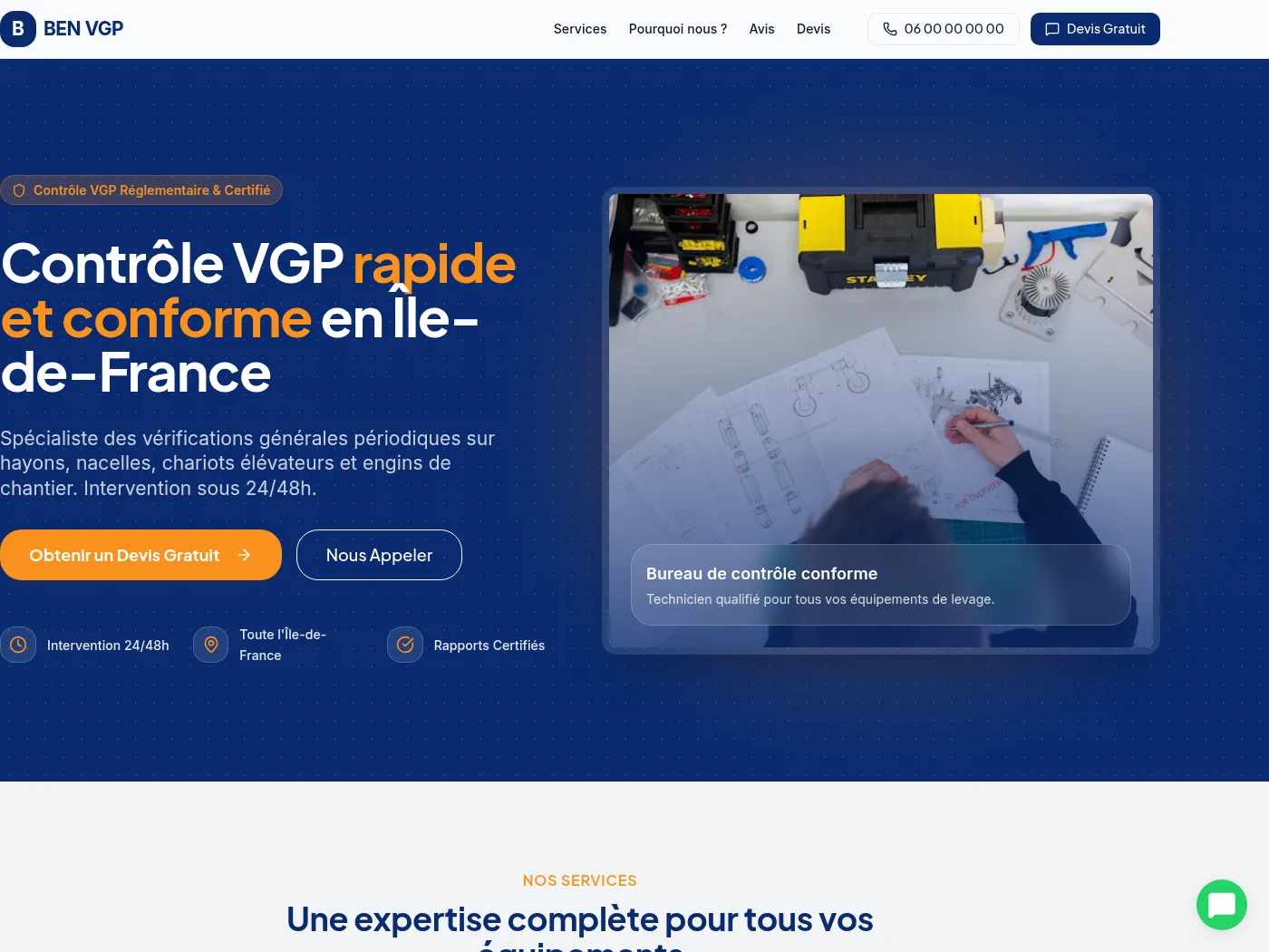 BEN VGP Conversion Site