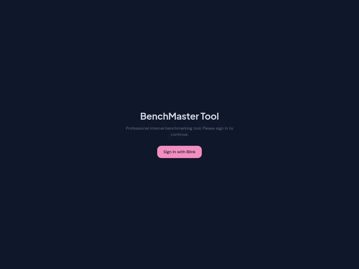 BenchMaster Tool