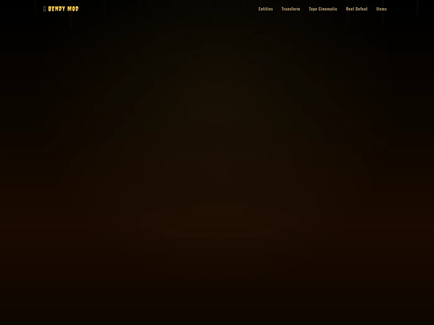 Bendy Entities Mod