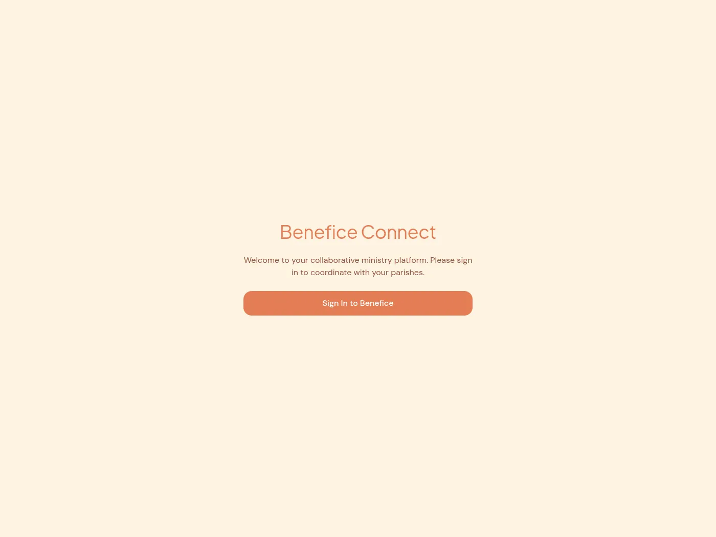 Benefice Connect