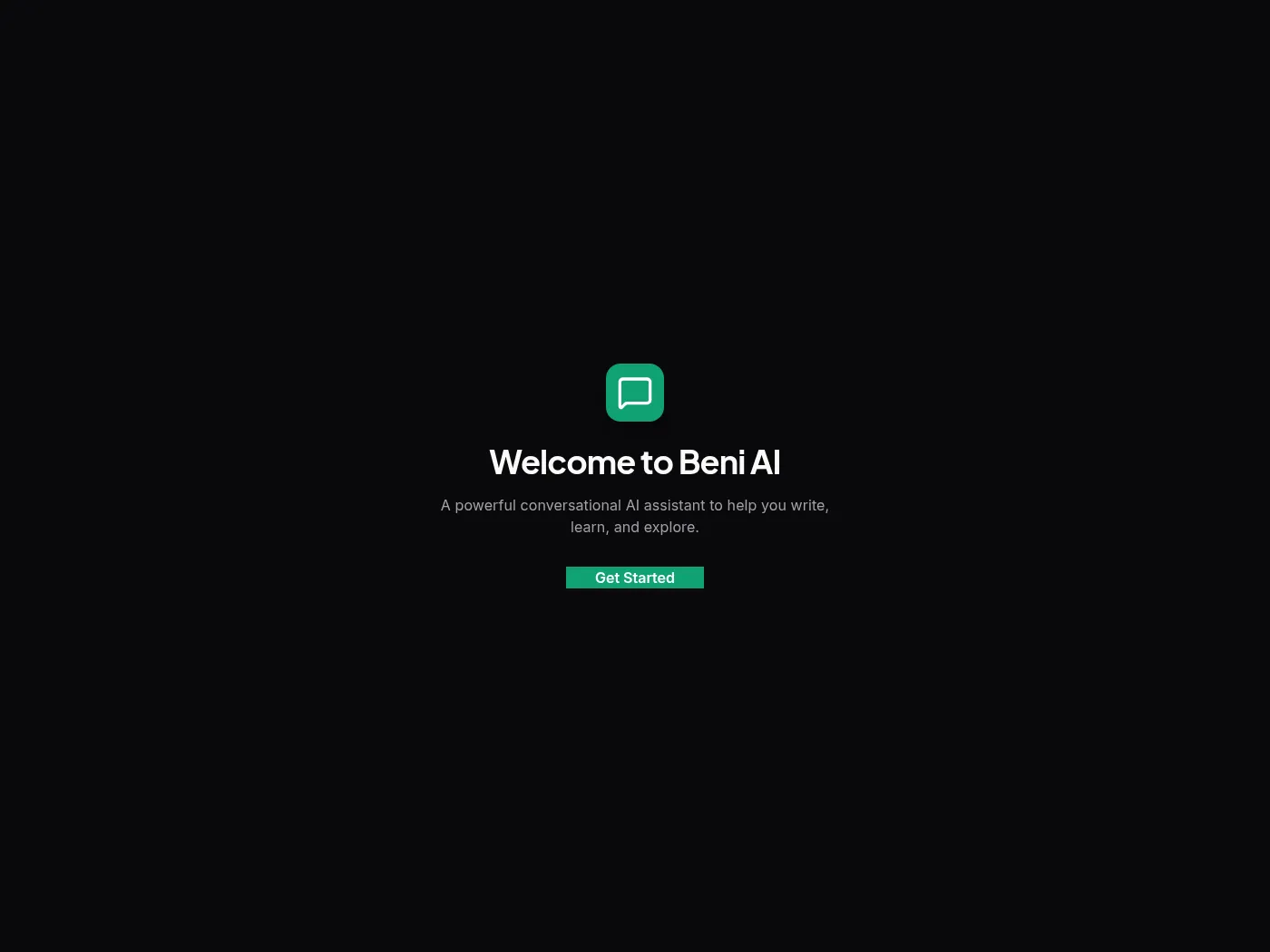 Beni AI Chatbot