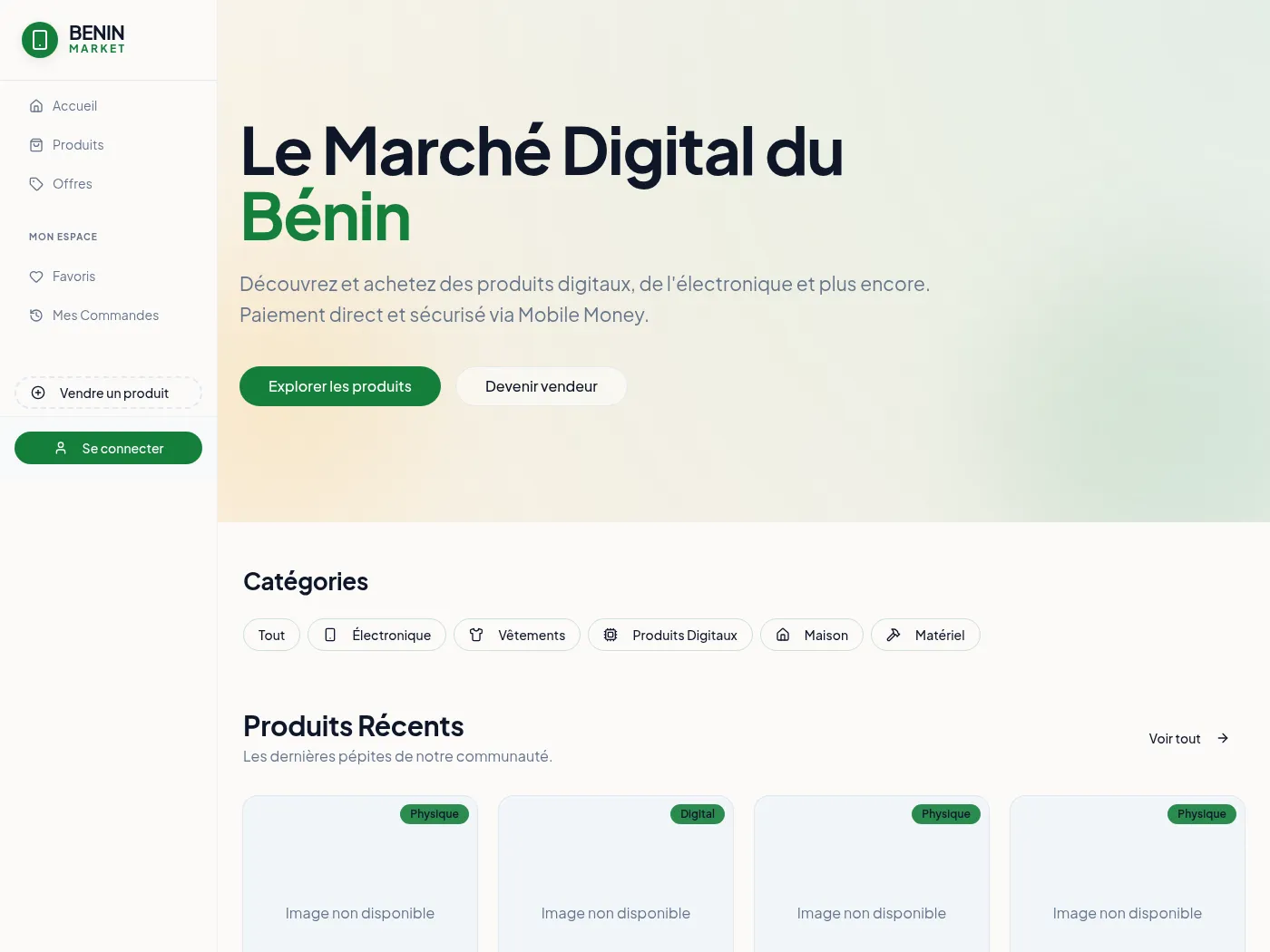 Benin Digital Marketplace