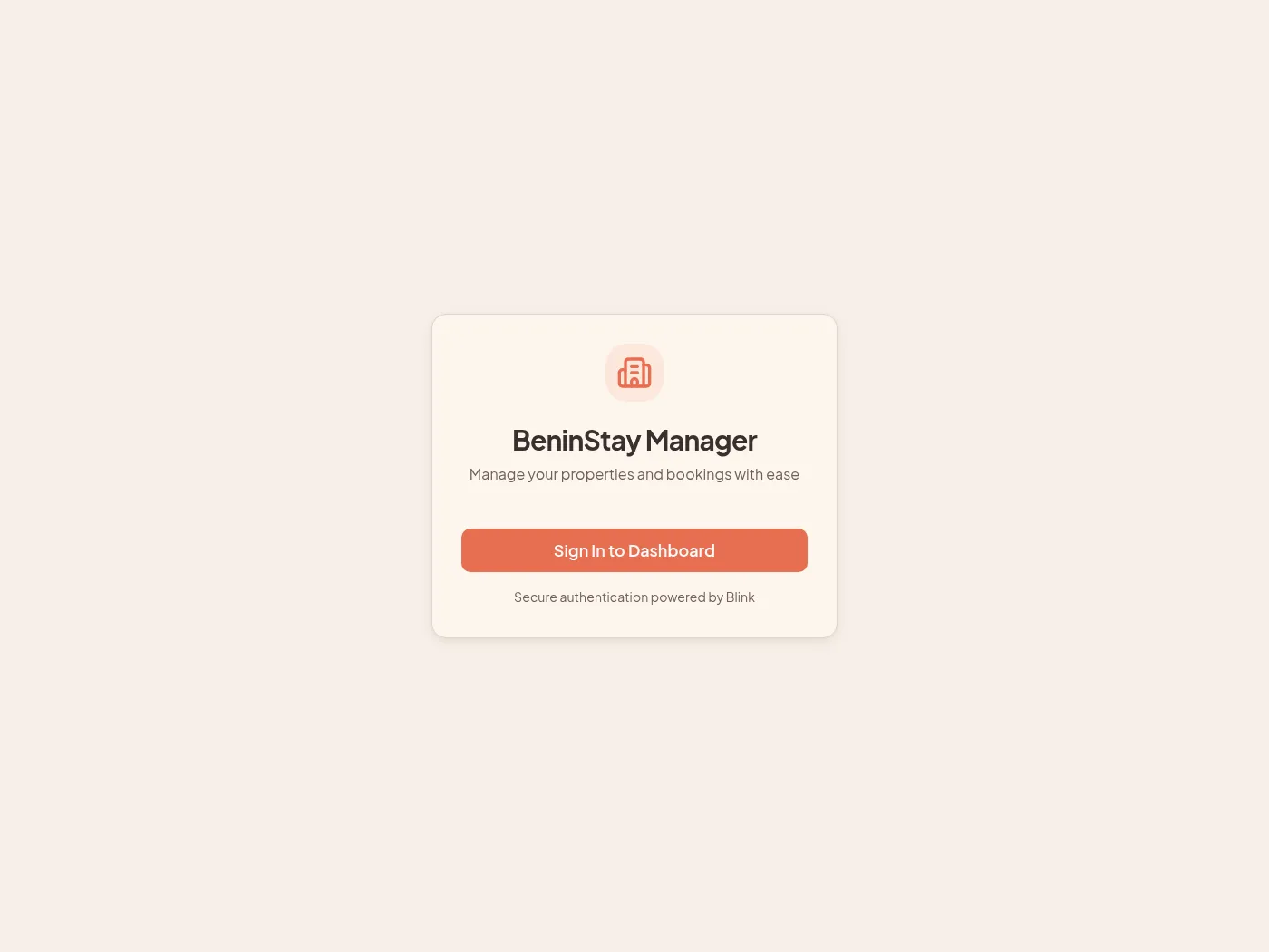 Benin Room & Guesthouse Manager