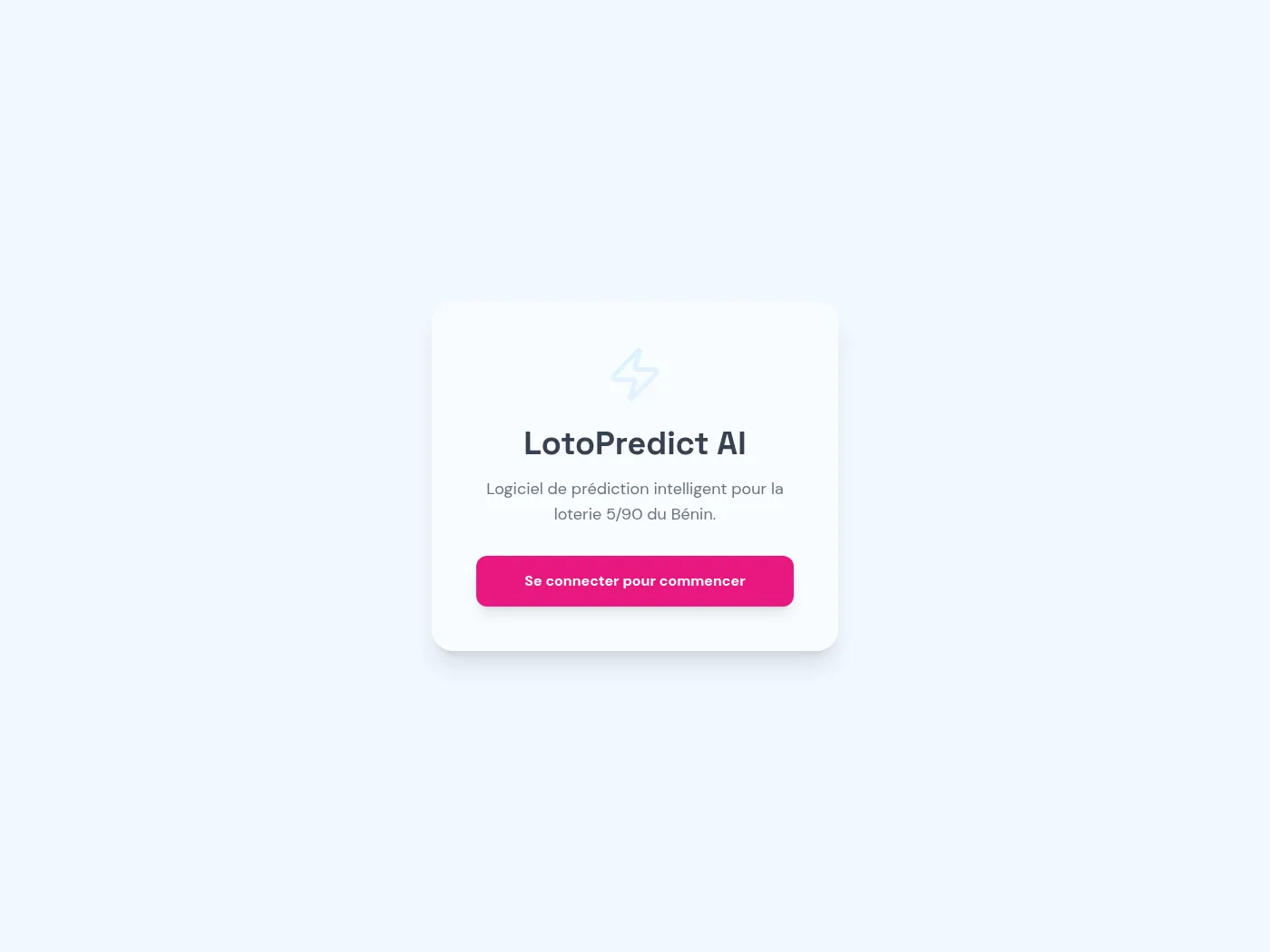LotoPredict Bénin AI