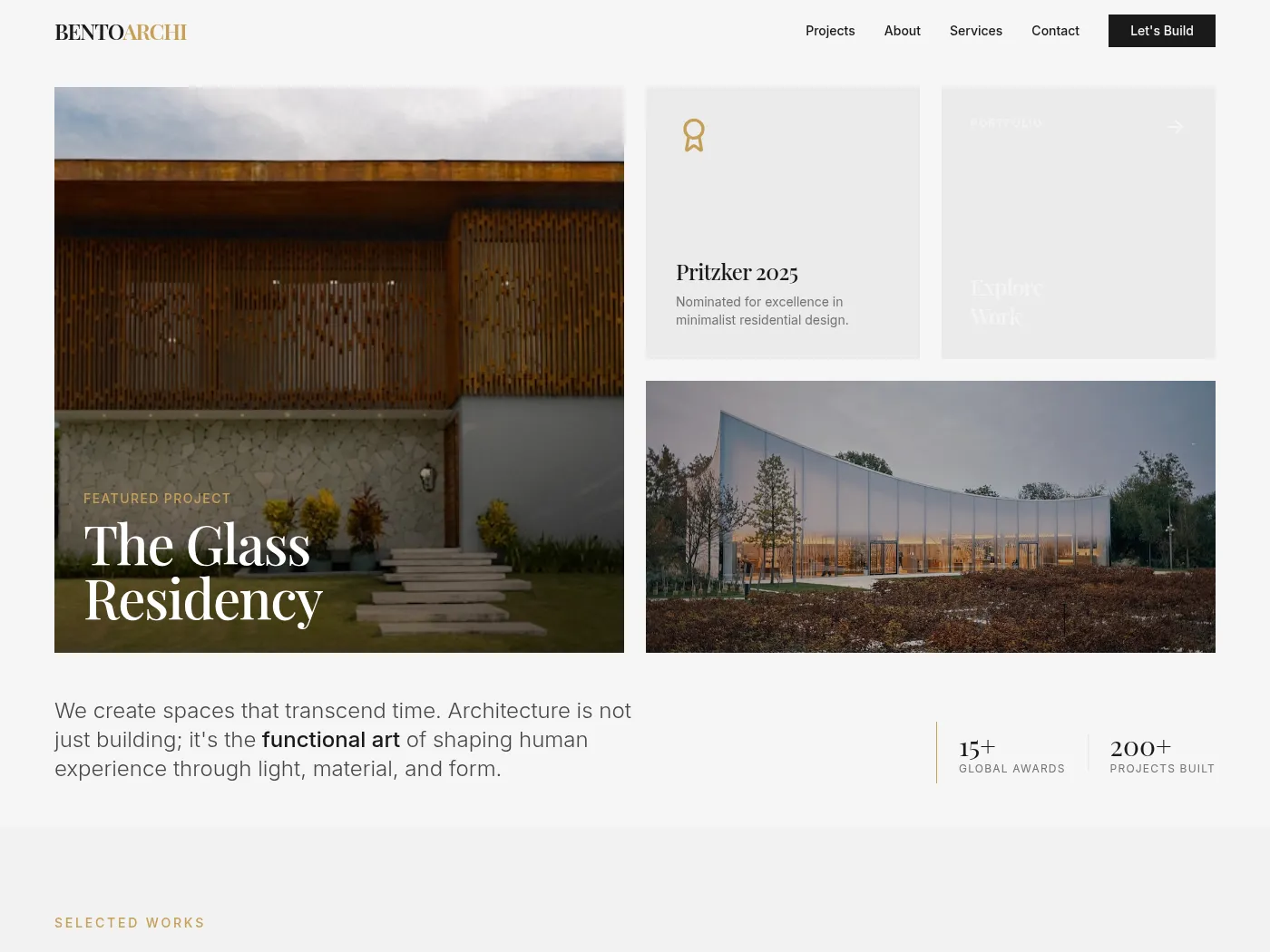 Bento Archi Portfolio