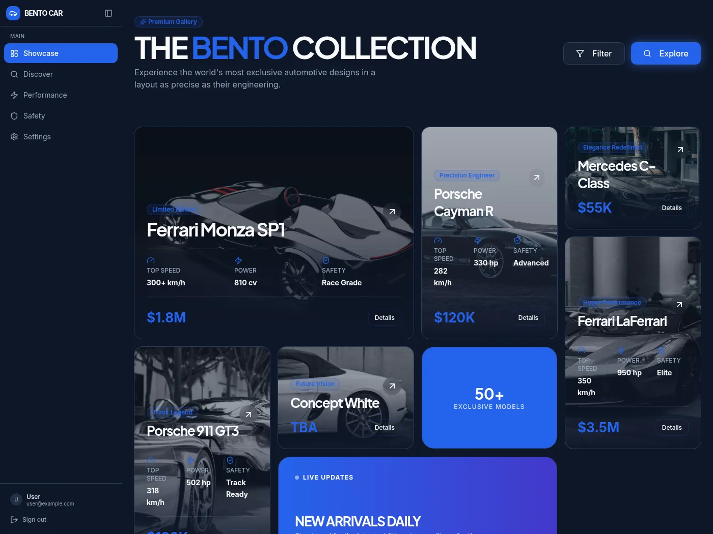 Bento Car Gallery