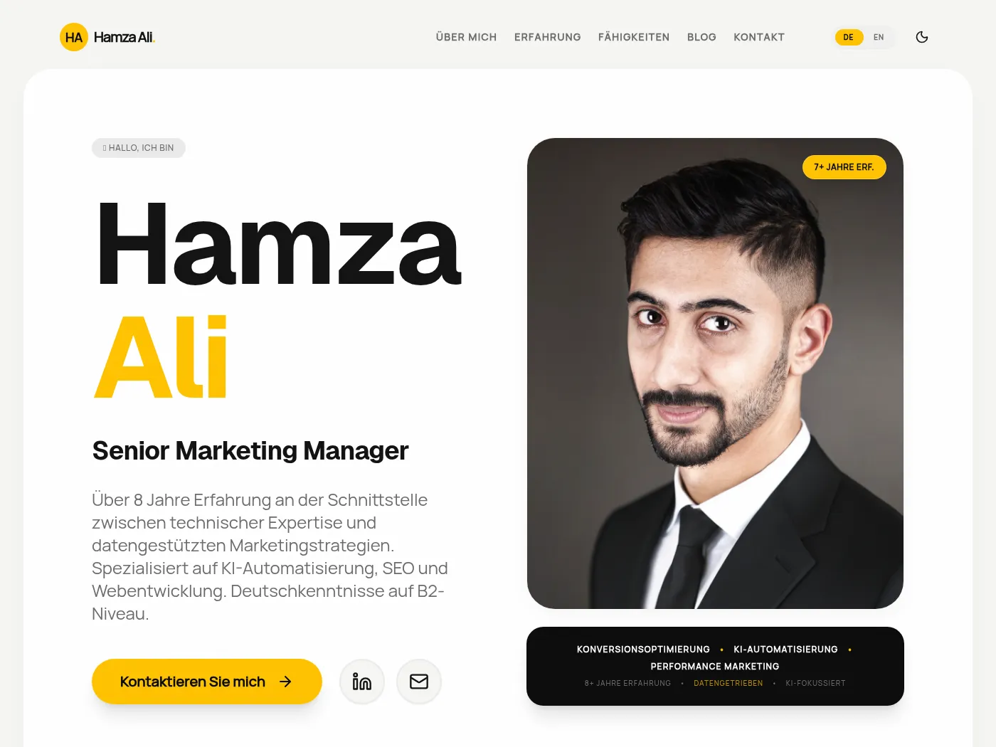 Hamza Ali Portfolio