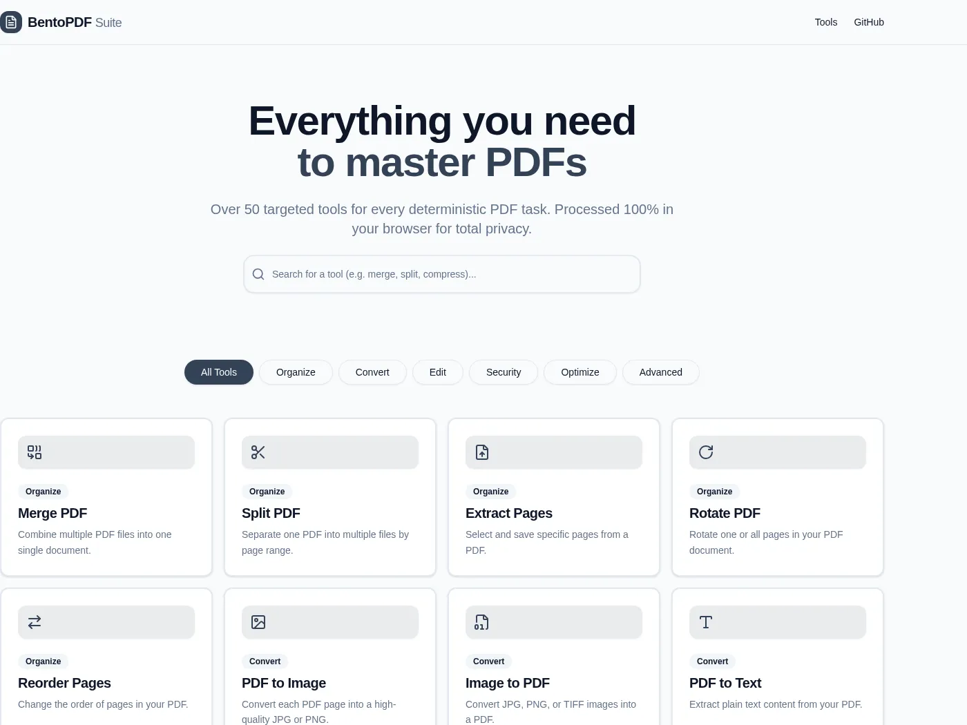 BentoPDF Suite