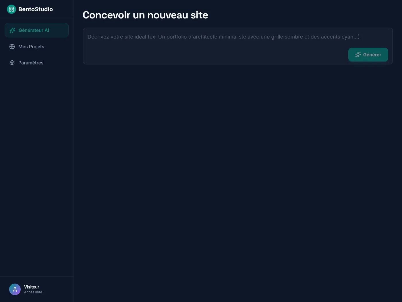 BentoSite Studio