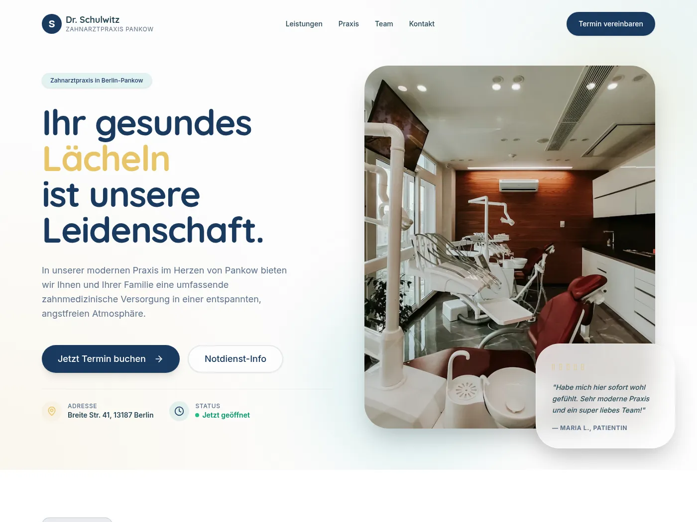 Berlin Dental Redesign