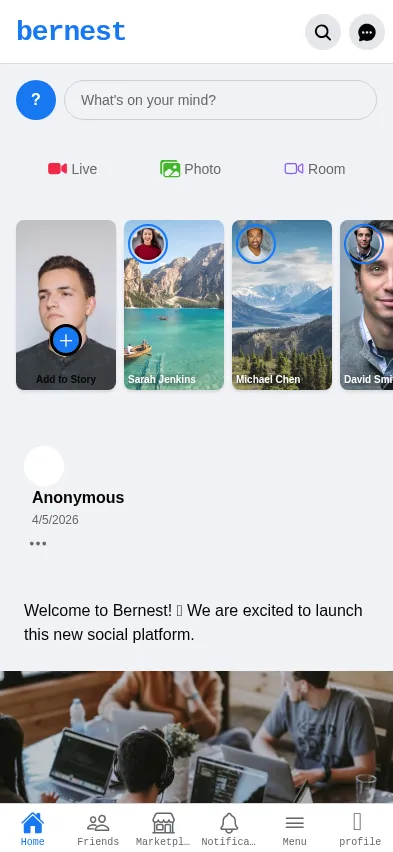 Bernest Social Network
