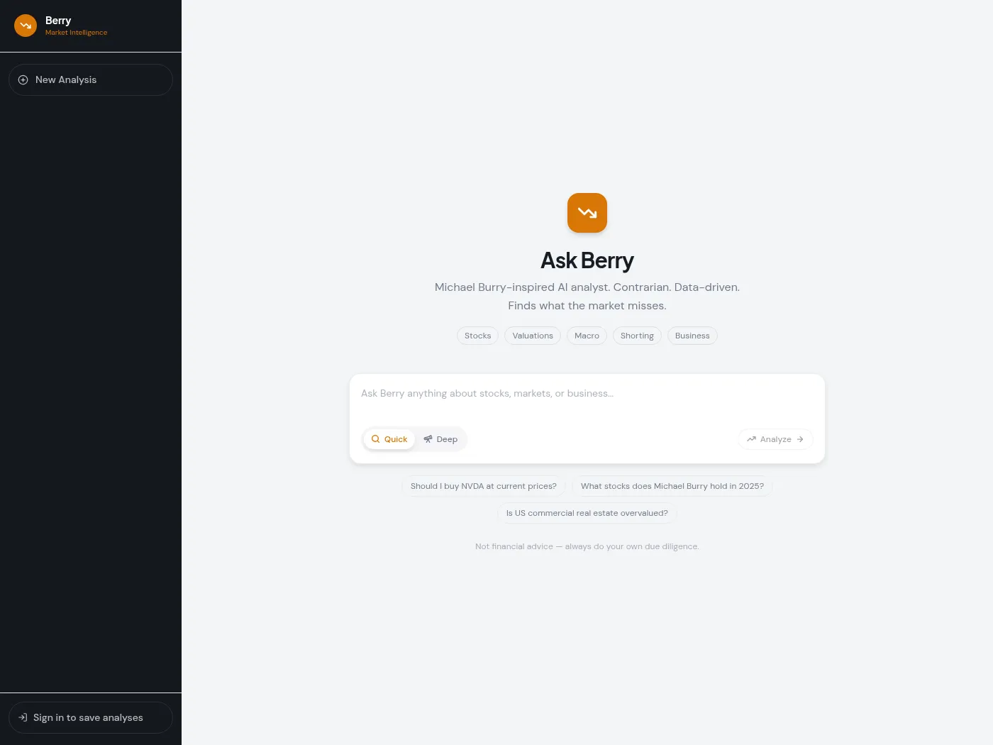 Berry Market Agent