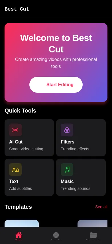 Best Cut Video Editor