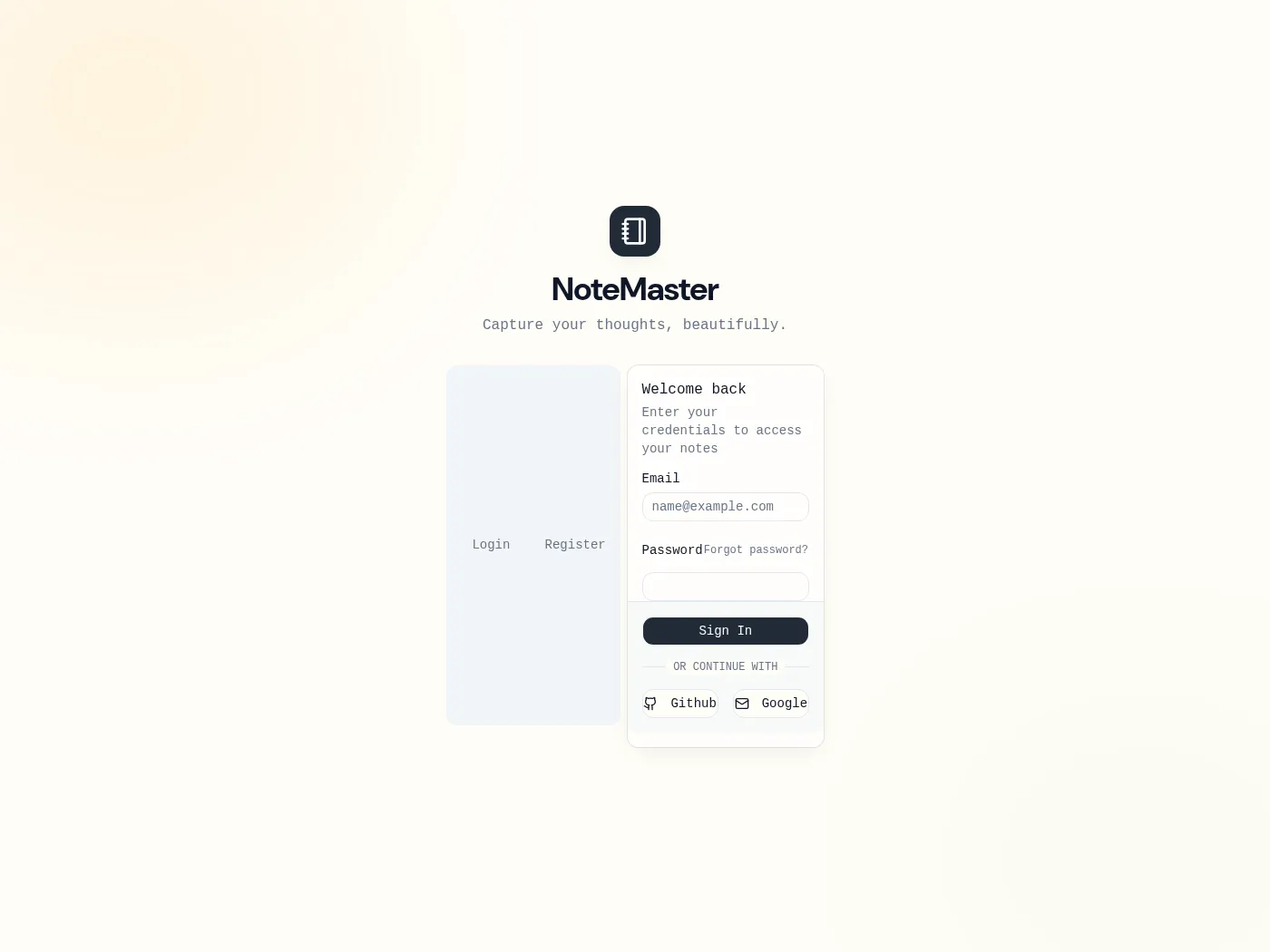 NoteMaster