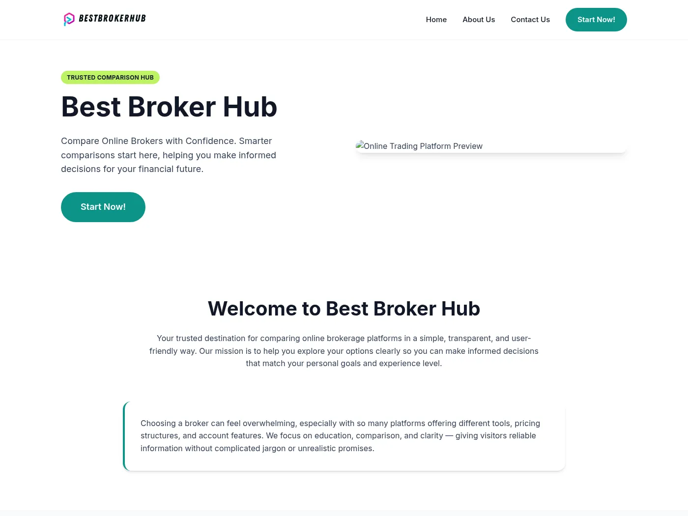 Best Broker Hub Web Home