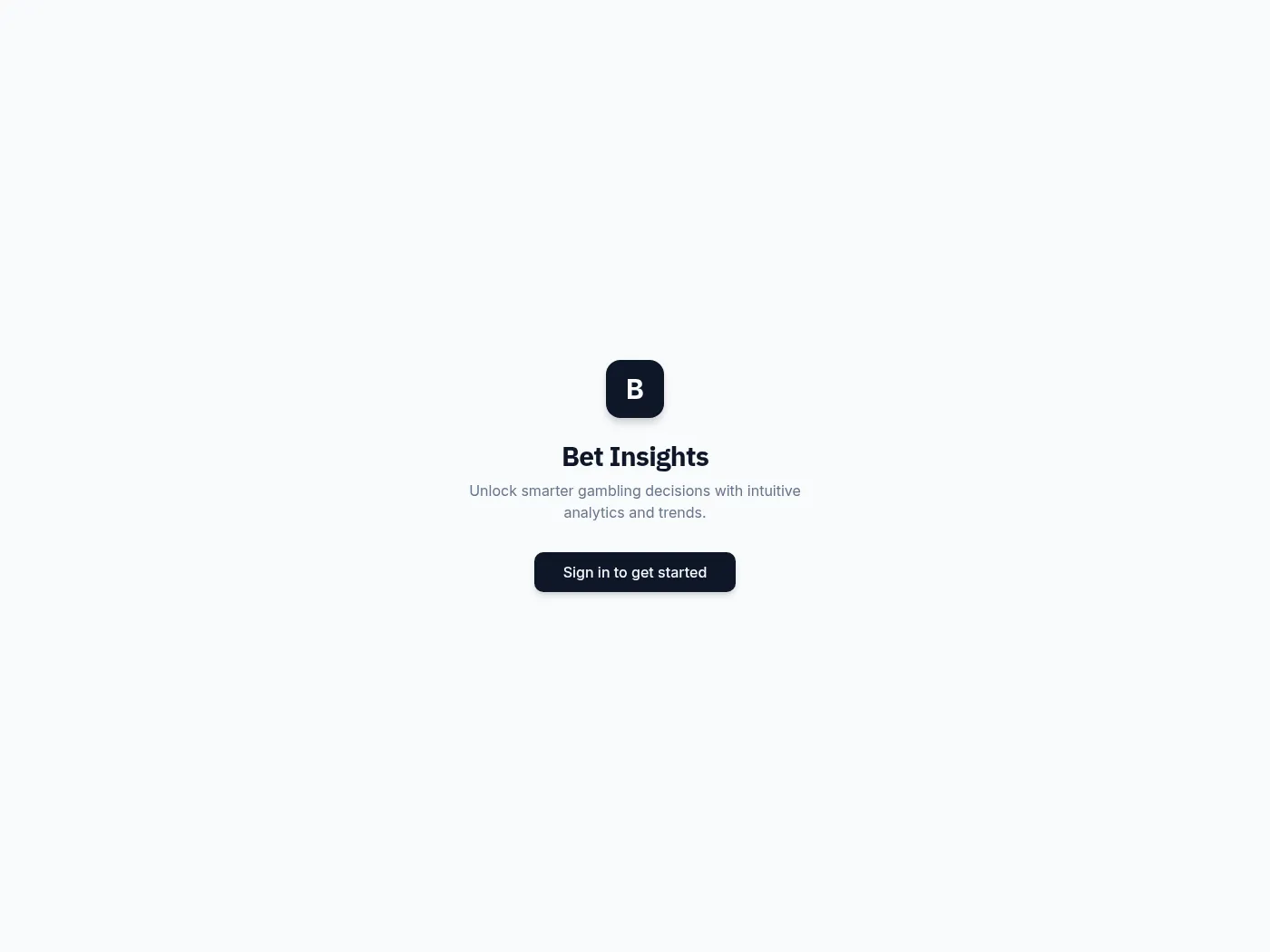 Bet Insights Web
