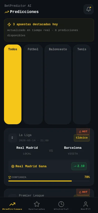 BetPredictor App