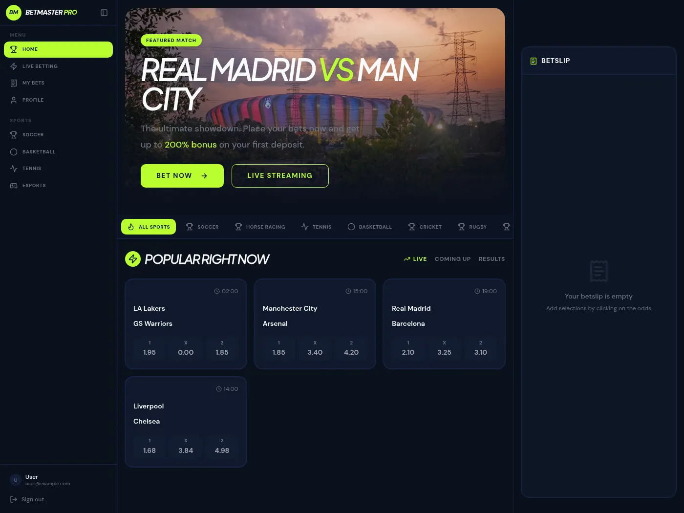 BetMaster Pro